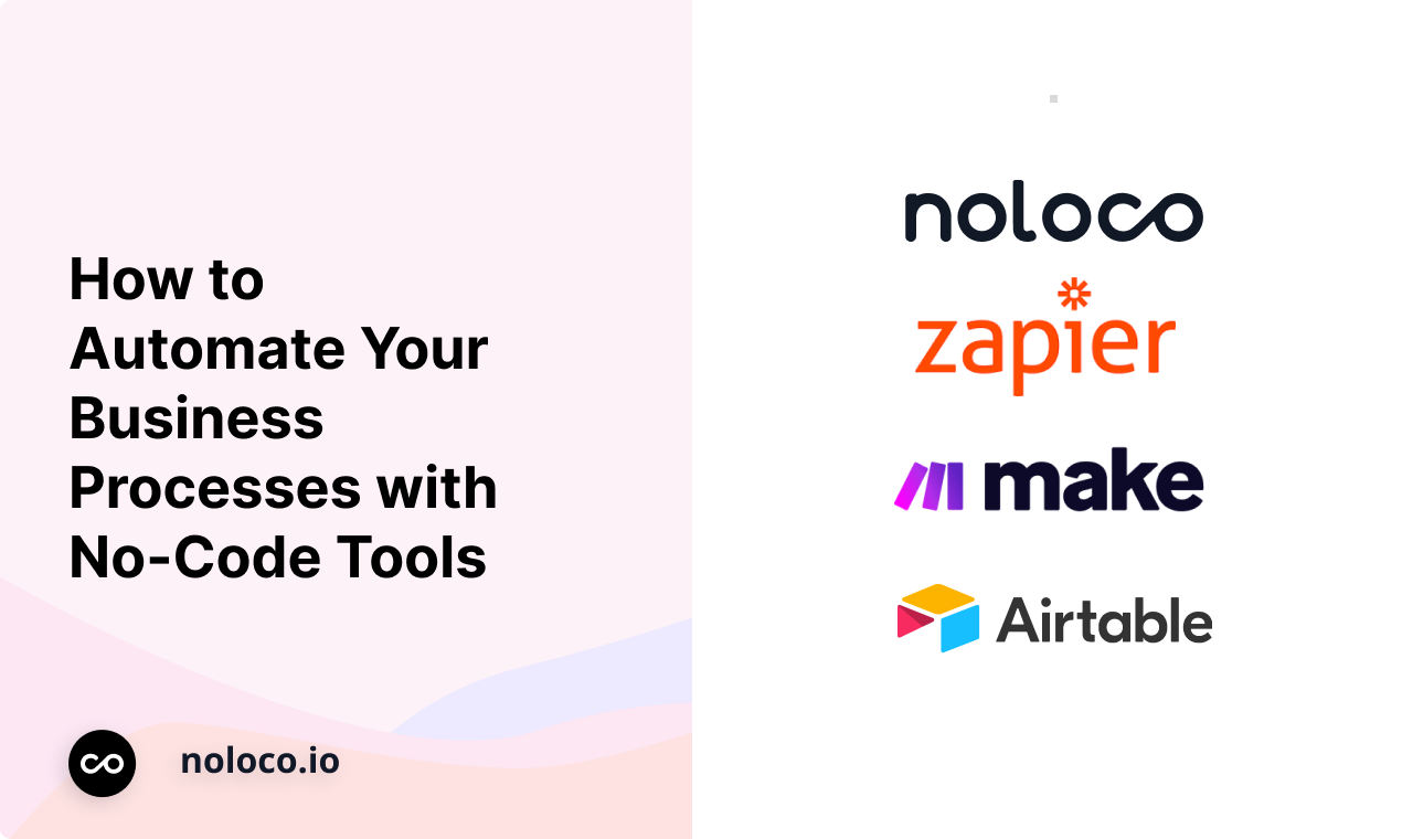 How to Automate Your Business Processes with No-Code Tools | Noloco Blog